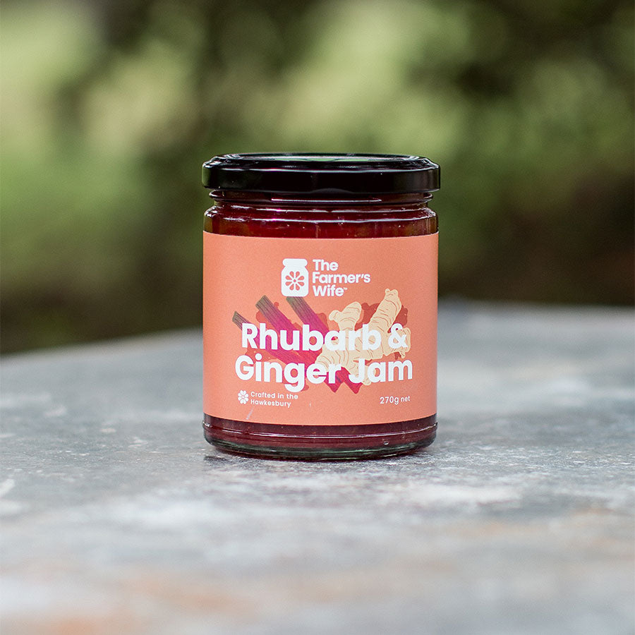 Rhubarb & Ginger Jam – The Farmer's Wife